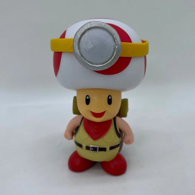SUPER MARIO BROS Wonder Captain Toad Vinyl Figure Plastic Toy Doll 4.5 ...