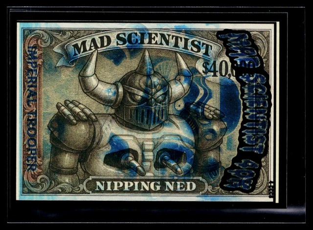 MAD SCIENTIST 40K GPK Spoof ~ SP CHASE COLOR ERROR ~ Nipping Ned Z-Bots ...
