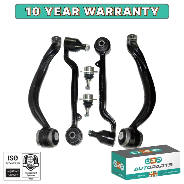 RANGE ROVER L322 Front Upper & Lower Suspension Control Arms Ball ...