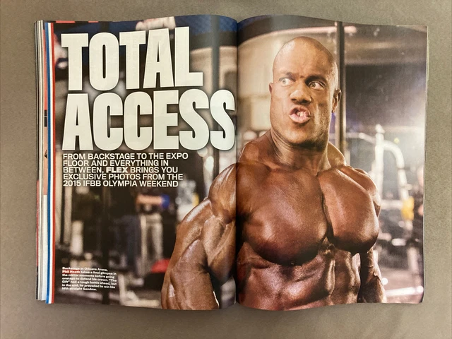 FLEX BODYBUILDING MUSCLE Fitness Magazine / Mr Olympia Phil Heath / 12 ...