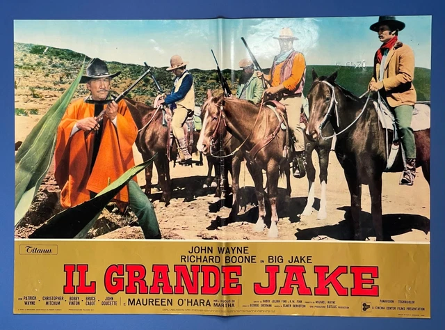 CINEMA-FOTOBUSTA MOVIE POSTER IL GRANDE JAKE - BIG JAKE John Wayne ...