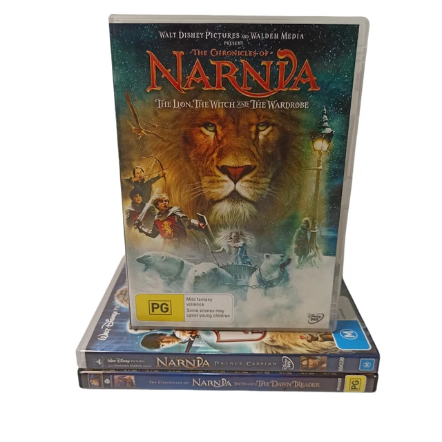 THE CHRONICLES OF Narnia 1-3 DVD Bundle Lot Action Adventure Fantasy ...