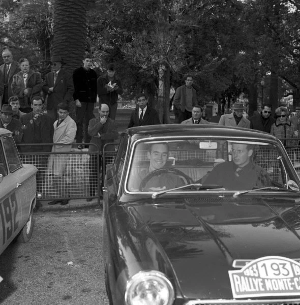 HENRY TAYLOR & Brian Melia, Ford Cortina 1963 Rally Car Motor Racing ...