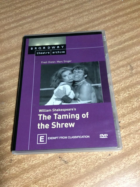DVD BROADWAY THEATRE Archive Taming of the Shrew Fredi Oister Marc ...