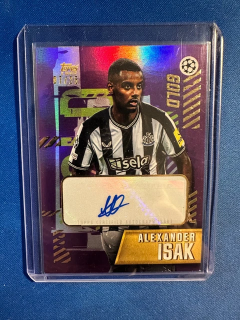 ALEXANDER ISAK AUTO /25 Topps Gold x Whip 2023/2024 EUR 130,00 ...