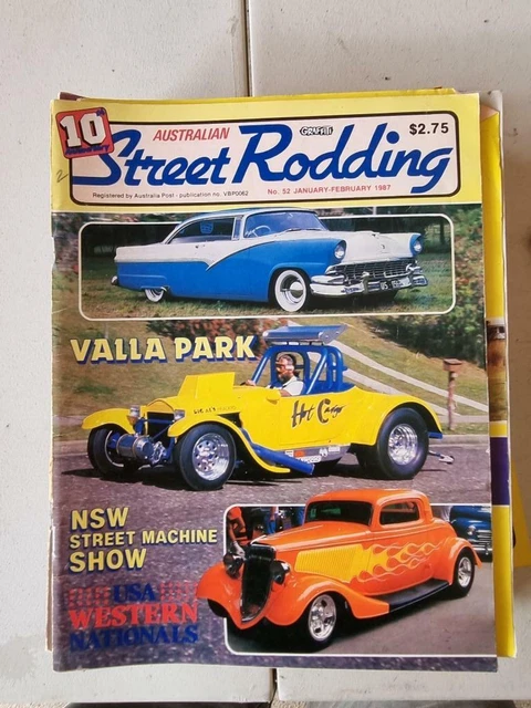 AUSTRALIAN STREET RODDING Magazine no 52 January February 1987 $14.95 ...
