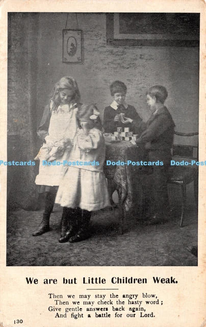 R232508 WE ARE But Little Children Weak Living Picture 1908 £7.99 ...