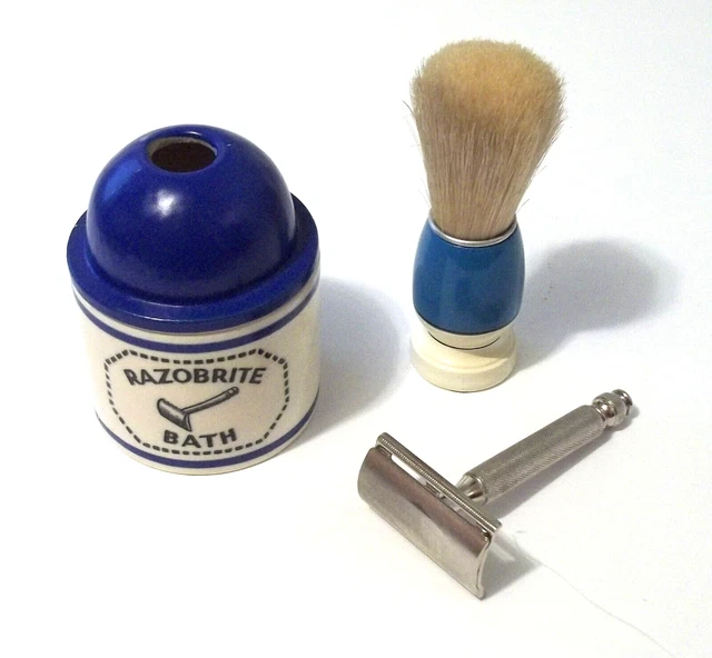 GILLETTE TECH SAFETY Razor Near Mint 1930s Razobrite Bath, Vintage ...