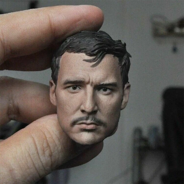 1/6TH SCALE PEDRO Pascal Mandalorian Head Sculpt Carving Fit 12 ...