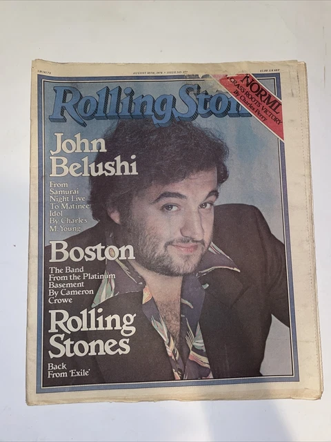 ROLLING STONE MAGAZINE 271 August 10 1978 John Belushi Boston Rolling ...