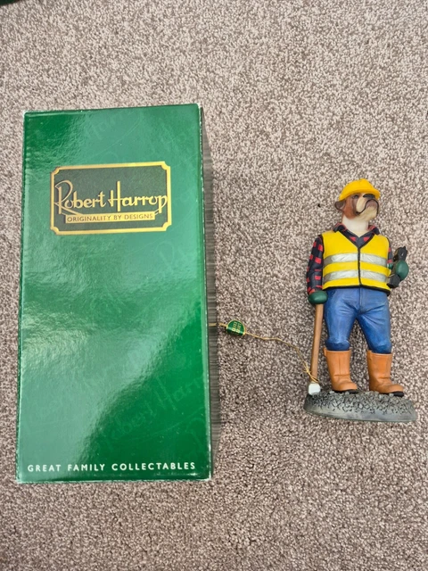 ROBERT HARROP - Boxer Builder Limited Edition Dog Figurine Cc132 Doggie ...