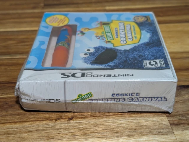 NINTENDO DS SESAME Street Cookies Counting Carnival The Video Game (New ...