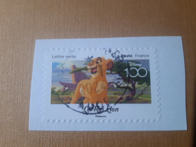 TIMBRE OBLITÉRÉ SERIE Disney 100 ans " Le roi lion " EUR 0,80 - PicClick FR