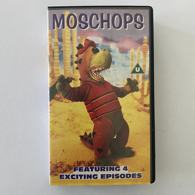 MOSCHOPS VHS PAL Video Tape Children's VERY RARE 80's 4 Exciting ...