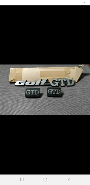 VW GOLF MK1 Mk2 Gtd Diesel Rear And Side Badges - Very Rare!! £60.00 ...