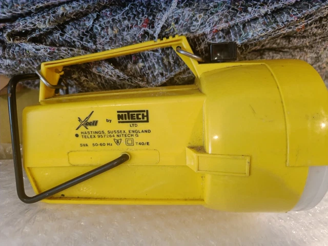 B.R NITECH 800H Rechargable Lantern Hand Torch Flashlight Signalling ...