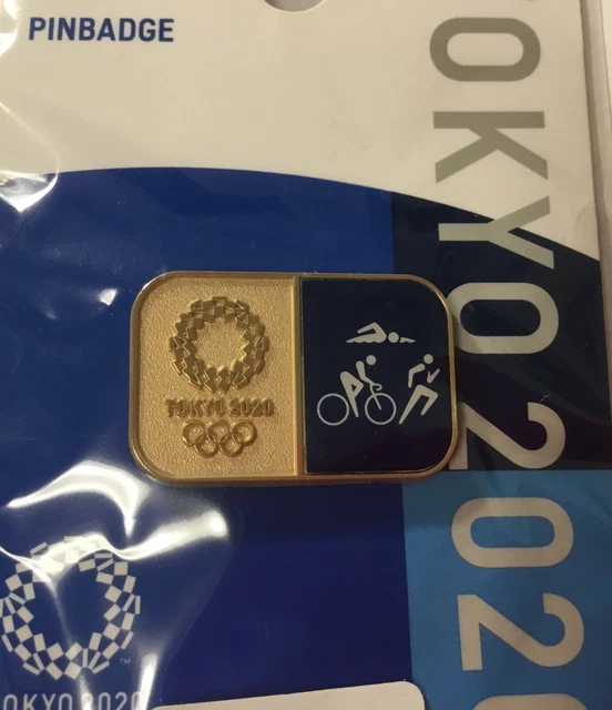 TOKYO 2020 OLYMPICS Olympic Games TRIATHLON official pictogram pin ...
