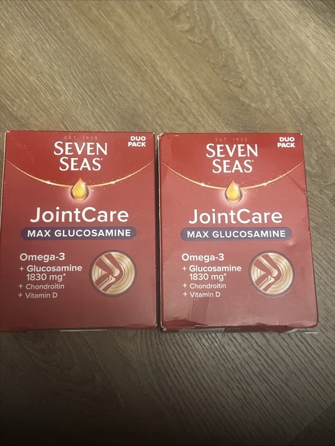 SEVEN SEAS JOINTCARE Max Glucosamine Duo Pack 30 Days X 2 £28.99 ...