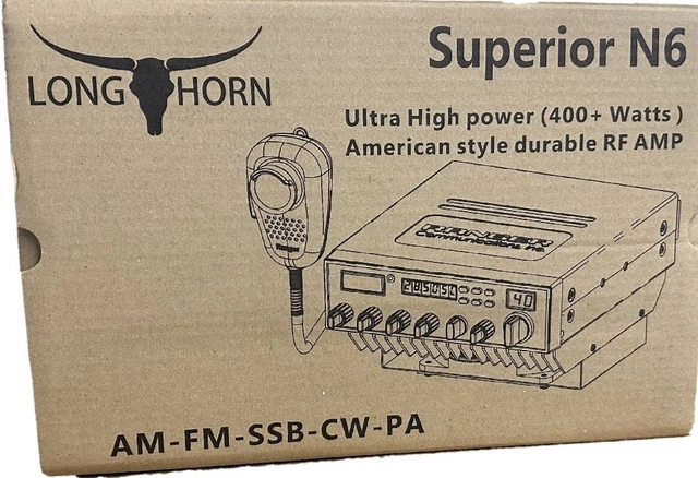 RANGER RCI LONGHORN Superior N6 Ultra High Power 10 Meter Radio 400 ...