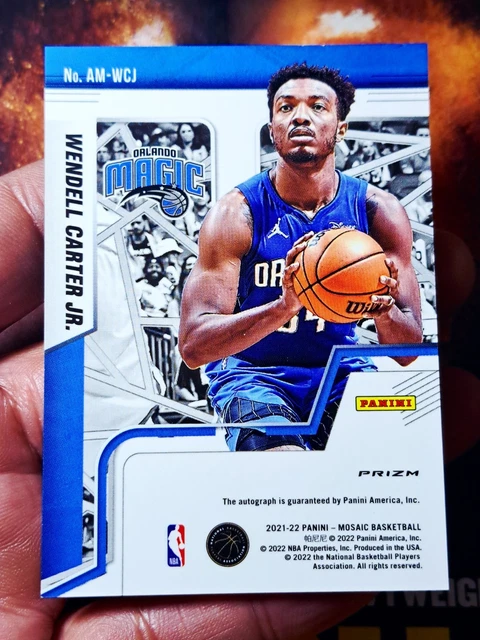2021-22 MOSAIC SIGNATURES - Wendell Carter Jr. #AM-WCJ Timberwolves $6. ...