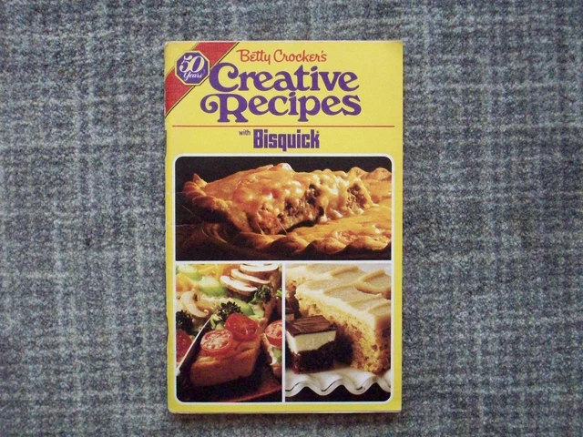VINTAGE BETTY CROCKER'S Creative Bisquick Recipes booklet, 1980 £7.09 ...