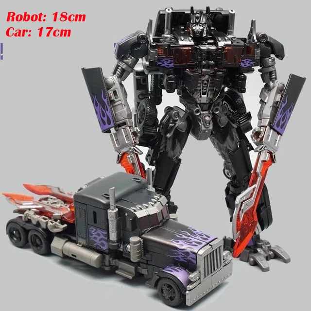 OPTIMUS BLACK PRIME Action Robot Autobot Transformation Action Figure ...