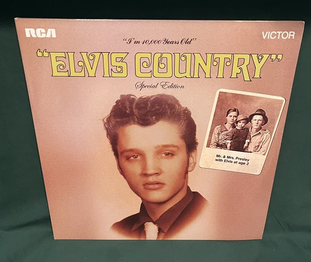 ELVIS PRESLEY FTD Elvis Country Special Edition 2 LP lot 180 GM 2012 ...