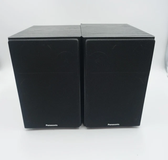 PANASONIC SB-PMX3 3-WAY Bookshelf HiFi Stereo Speakers Black Tested ...