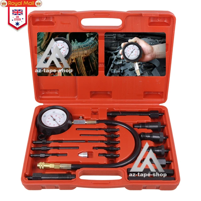 DIESEL ENGINE CYLINDER Pressure Compression Test Tester Kit TDI CDI Car ...