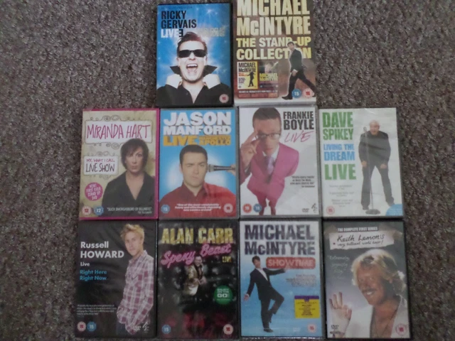 10 X STAND UP COMEDY DVD BUNDLE JOB LOT - ALL BRAND NEW & SEALED EUR 10 ...