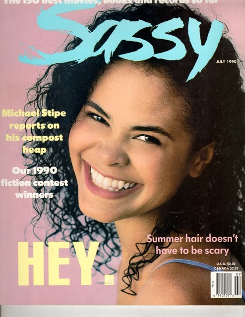 SASSY MAGAZINE JULY 1990 Michael Stipe Young CHANDRA NORTH Super RARE ...