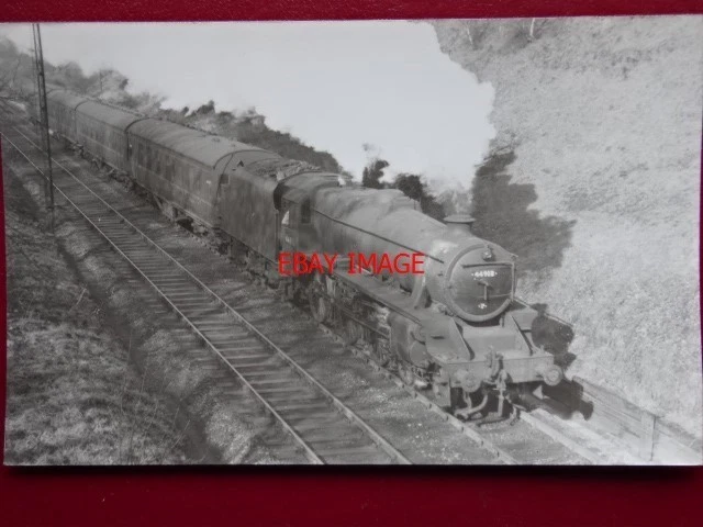 PHOTO LMS Black Five Loco No 44918 At Bradbury 1960 £1.80 - PicClick UK