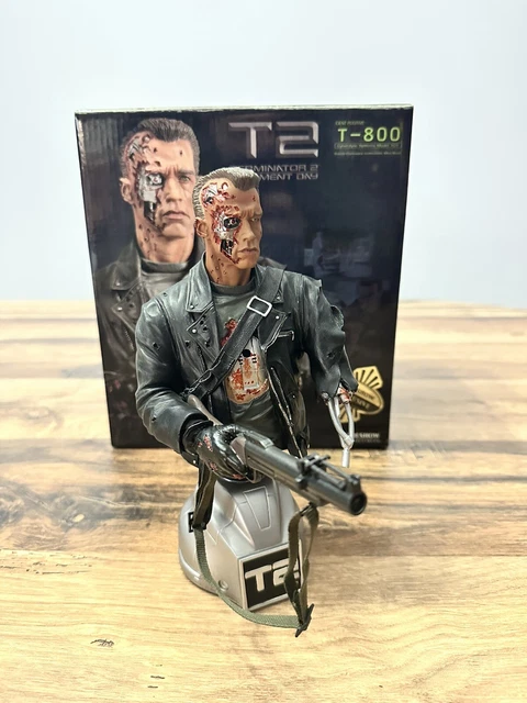 TERMINATOR 2 ARNOLD Schwarzenegger T800 Bust Sideshow Statue Exclusive ...