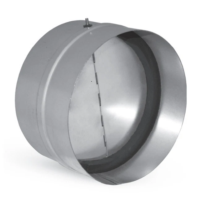 RÜCKSCHLAGKLAPPE WICKELFALZROHR WICKELFALZ Verbindungsstück Rückstauklappe Feder EUR 12,79 ...