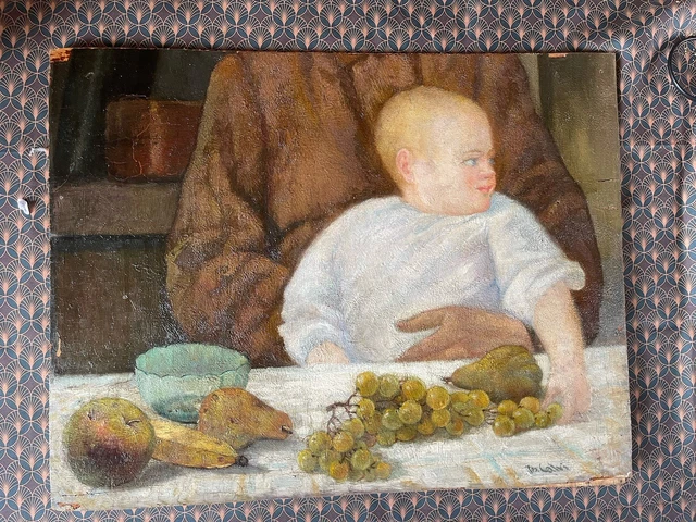 GIUSEPPE (JOSEPH) CALVI (1913-1944) - Huile sur panneau - Signée ...