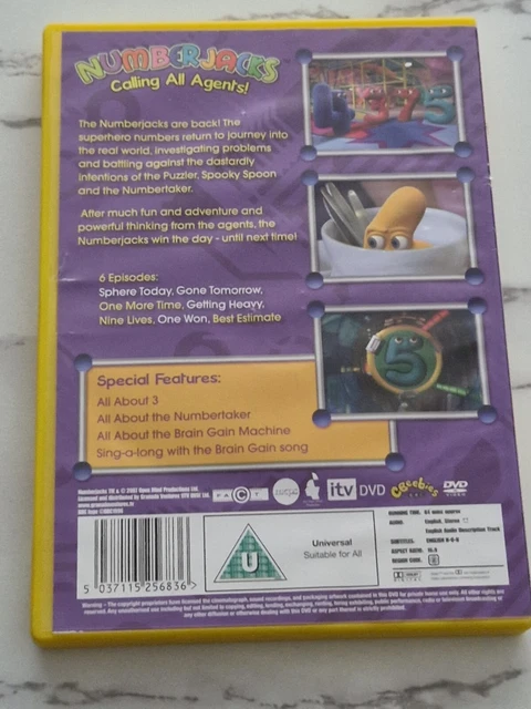 NUMBERJACKS - CALLING All Agents (DVD, 2007) £4.99 - PicClick UK