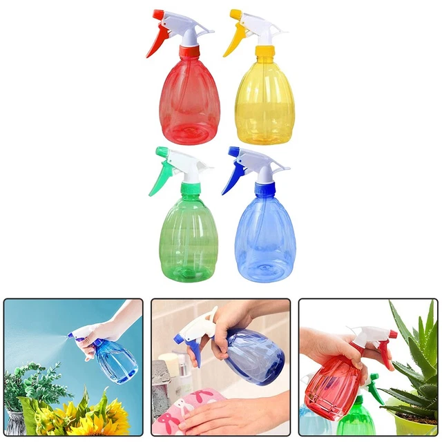 FLACONE SPRAY PLASTICA trasparente di lunga durata per varie soluzioni ...