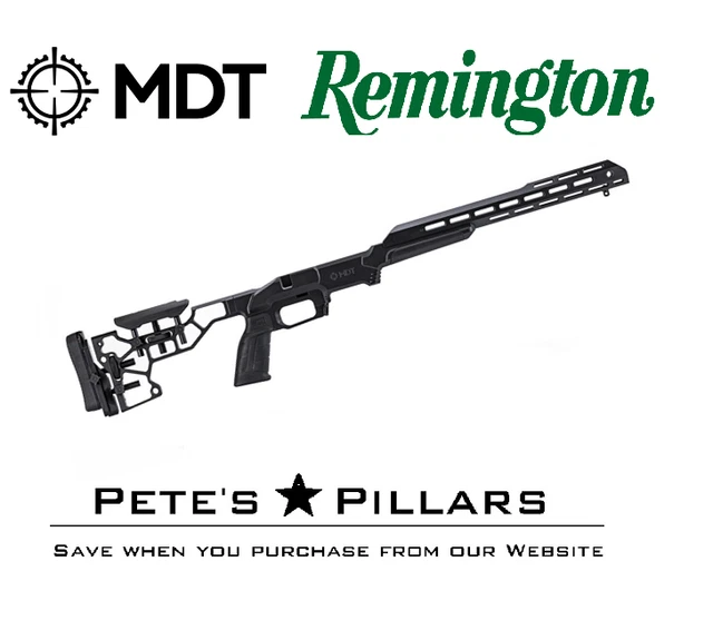MDT ESS CHASSIS Remington 700 SA Rifle Upgraded Stock Black 104613-BLK ...