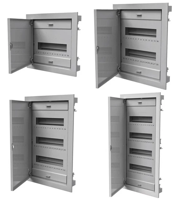 DISTRIBUTOR FUSE BOX subdistribution flush-mounted cavity 12 - 48 TE £ ...