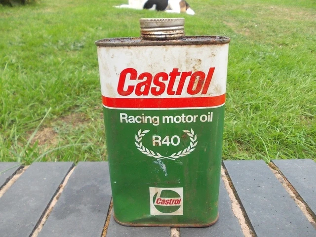 VINTAGE CASTROL R40 Racing Motor Oil Tin 1 Litre £4.99 - PicClick UK