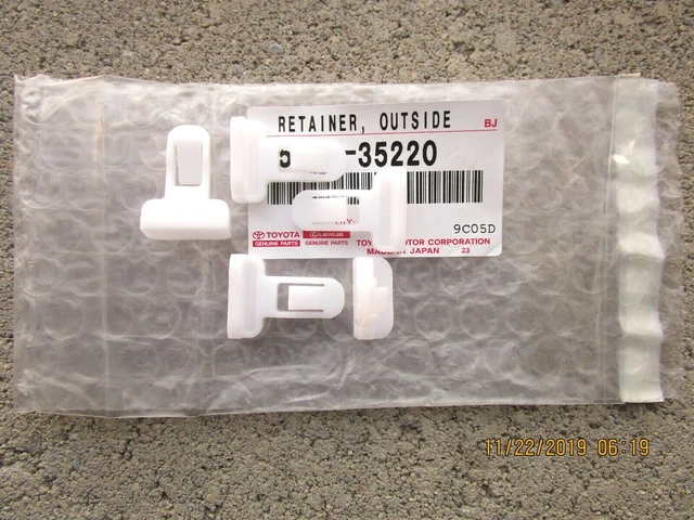 09-13 TOYOTA COROLLA S Xrs Front & Rear Bumper Spoiler Retainer Clip ...