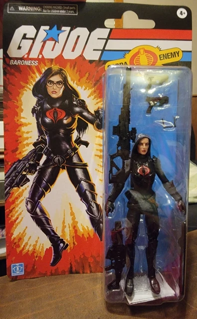 HASBRO 2022 GI Joe Classified Baroness Retro Card-Back 6'' Action ...