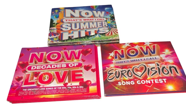 NOW THAT'S WHAT I Call Eurovision Song Contest CD + Now Decades + Now ...