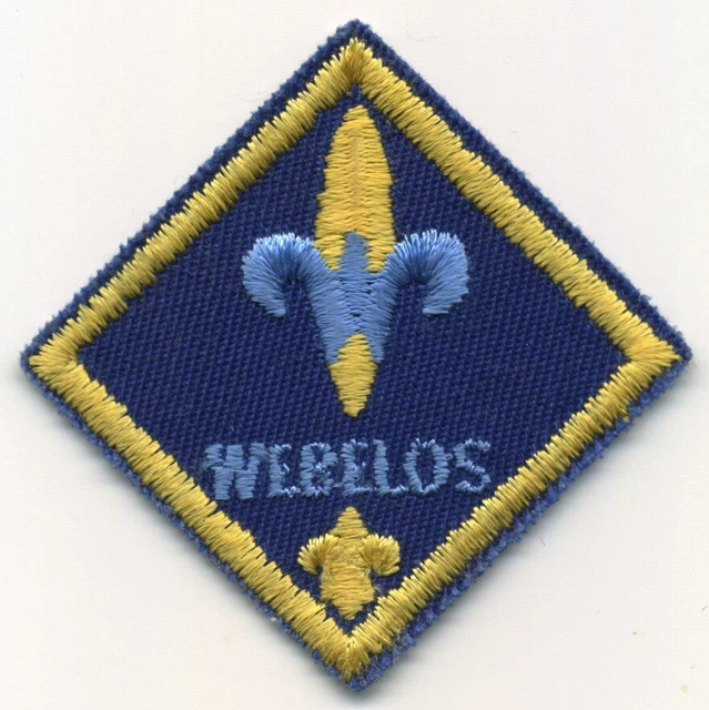 WEBELOS RANK EMBLEM VINTAGE PATCH; 1980's Cub Scouts £15.08 - PicClick UK