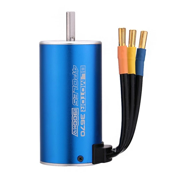 3670 2650KV 1900KV 4 poles Sensorless Brushless Motor for 1/8 RC Car Truck $59.70 - PicClick AU