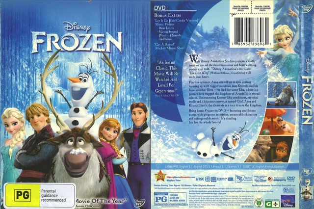 797 AA NEW Sealed Dvd Region 4 Disney Frozen $15.80 - PicClick AU