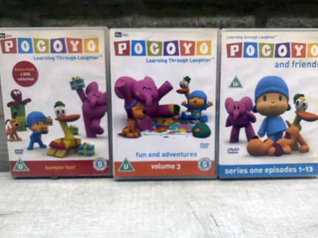 3 POCOYO & Friends DVDs Learning Through Laughter Series 1 Classics ...