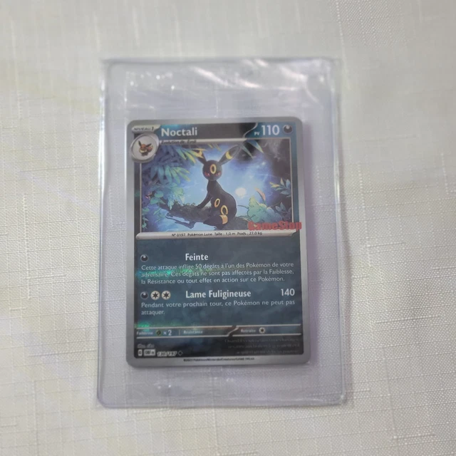 POKEMON TCG - OBF Noctali ( Umbreon ) 130/197 Sealed GameStop Stamp ...