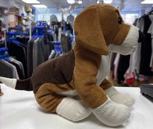 IKEA GOSIG VALP Beagle Dog Puppy Brown White Soft Plush Stuffed Toy 12 ...