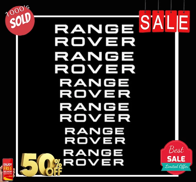 RANGE ROVER MOST models Brake Caliper Decal Stickers HIGH Temp Sport Pk ...